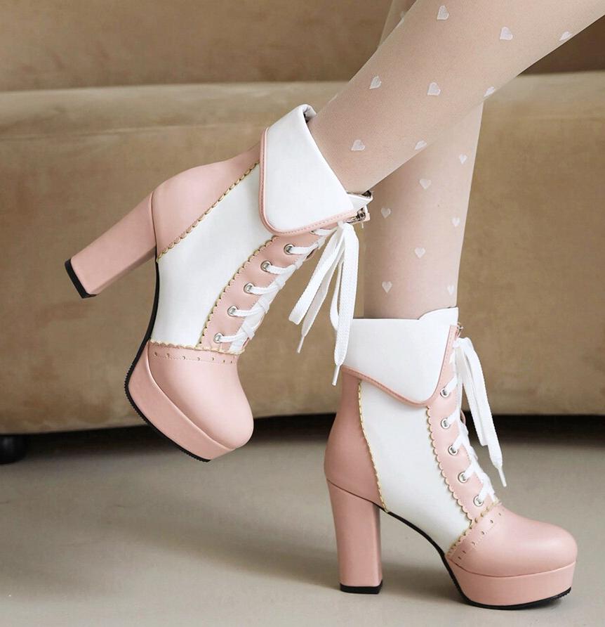 Dreamy Girl Look Booties - Sissy Dream
