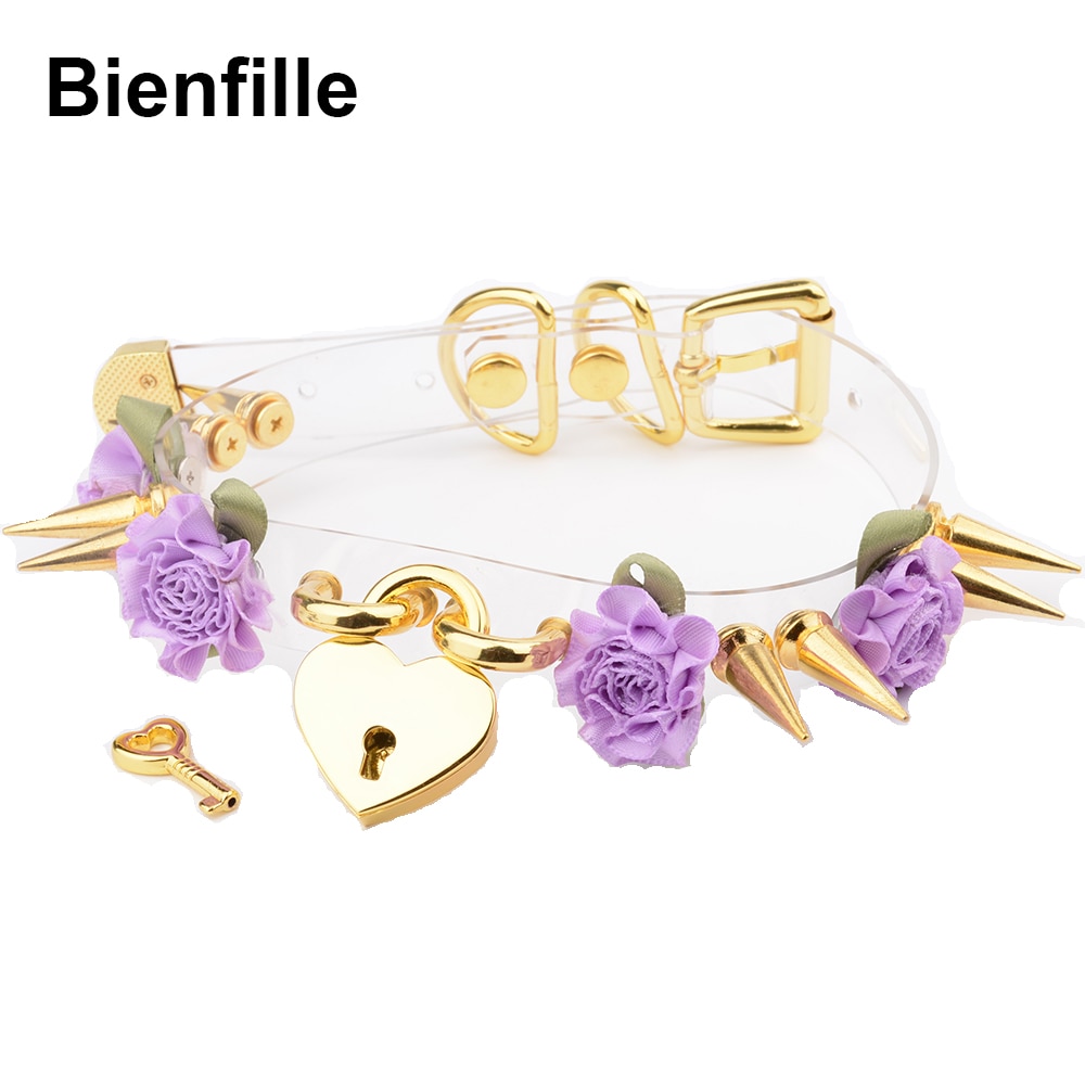 Lolita Heart Lock Collar - Sissy Dream