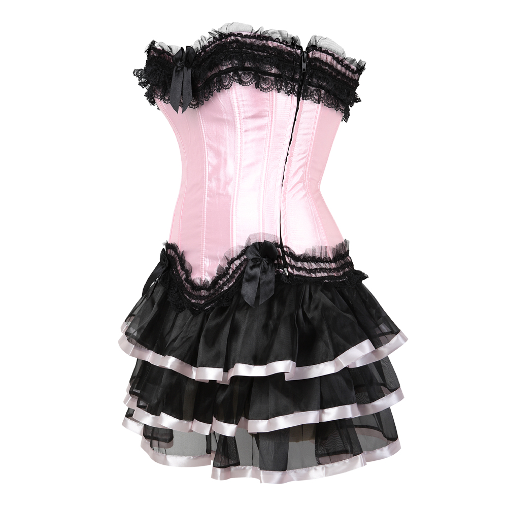 Sissified Bow Lace Corset - Sissy Dream