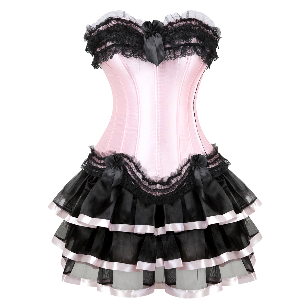 Sissified Bow Lace Corset - Sissy Dream