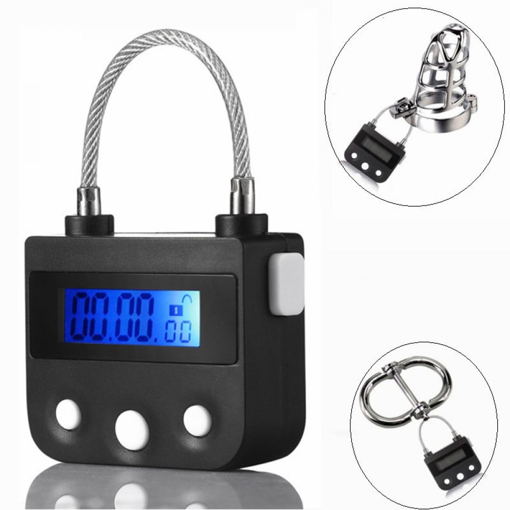 Caged Sissy Timer Lock - Sissy Dream