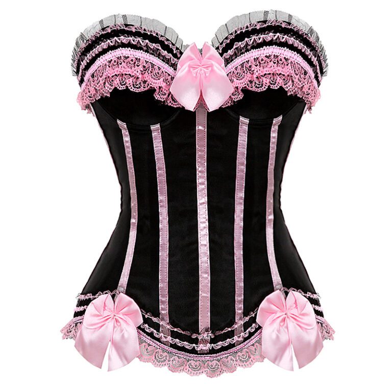 Sissified Bow Lace Corset - Sissy Dream