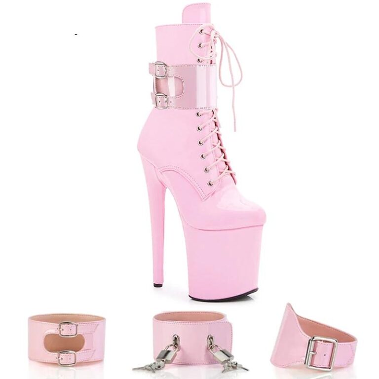 Bimbo Training Locking Heels - Sissy Dream